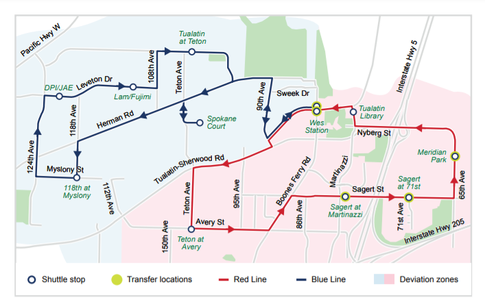 Tualatin Oregon Map Of Cities