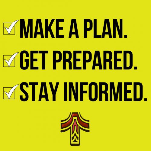 Make A Plan Be Prepared