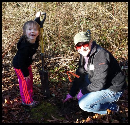 January 20, 2014, Put Down Roots in Tualatin, Ibach Park, MLK Day of ...